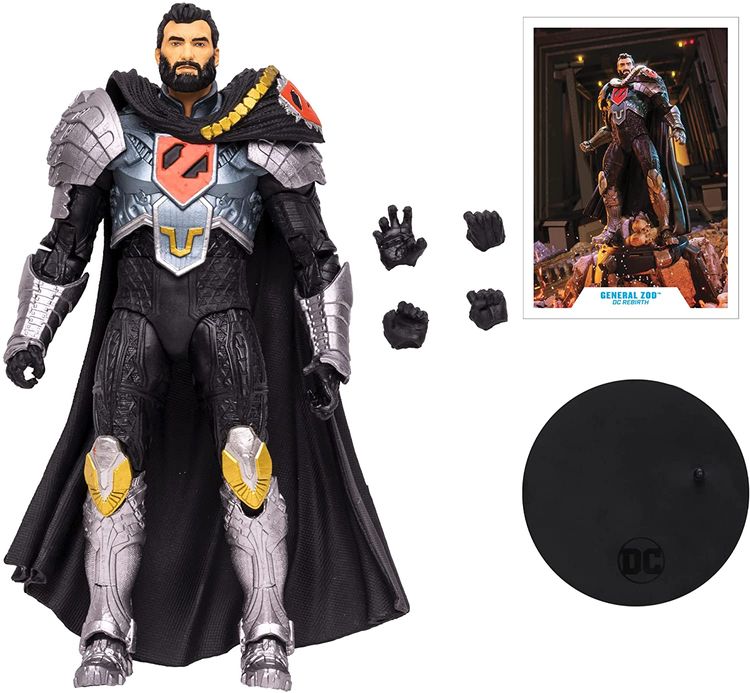DC Multiverse Comic Rebirth Superman General Zod 7 Inch Action Figure ...