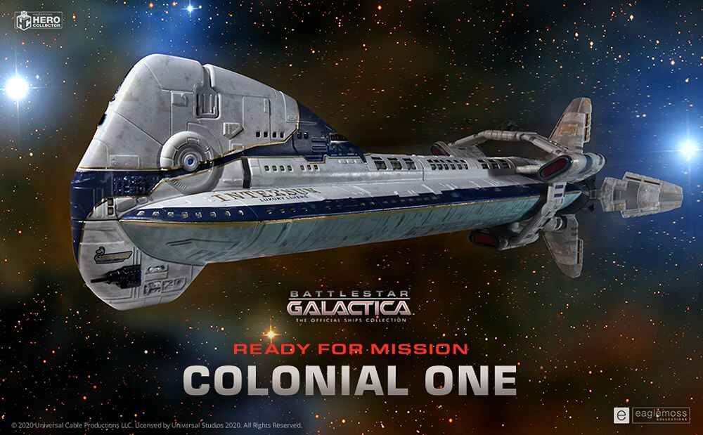 Battlestar Galactica Colonial One 10 Inch Long Model Ship Prop Replica ...