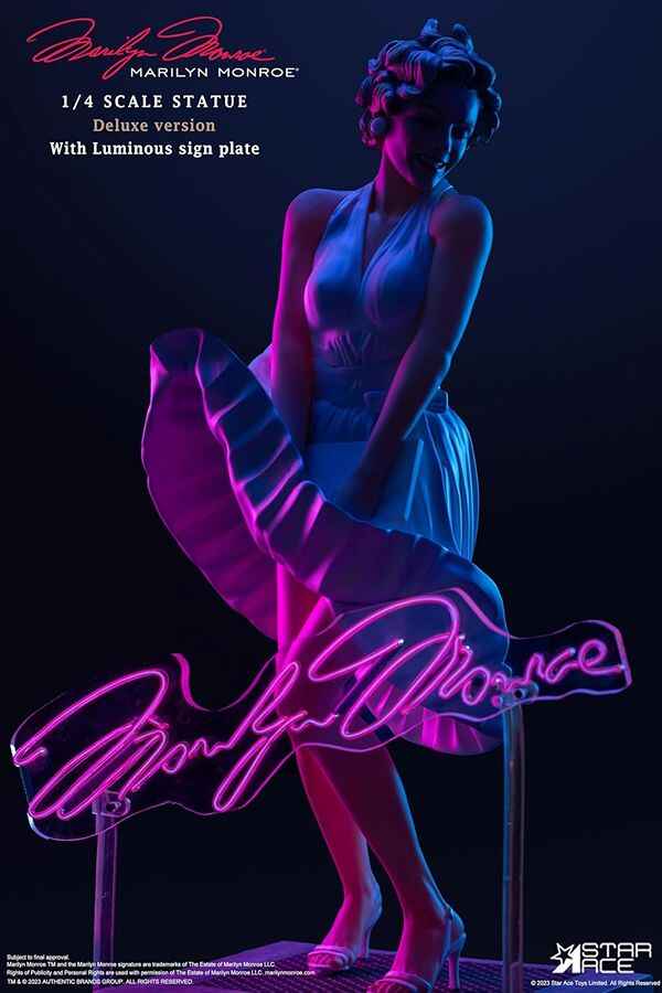 Hollywood Legends Marilyn Monroe Deluxe Version 1/4 Scale 20 Inch Resin ...