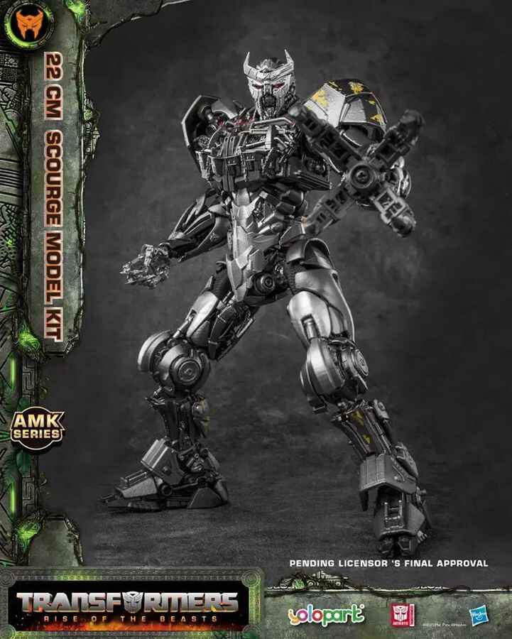 Transformers Rise of the Beasts Scourge 8 Inch Model Kit AMK Series