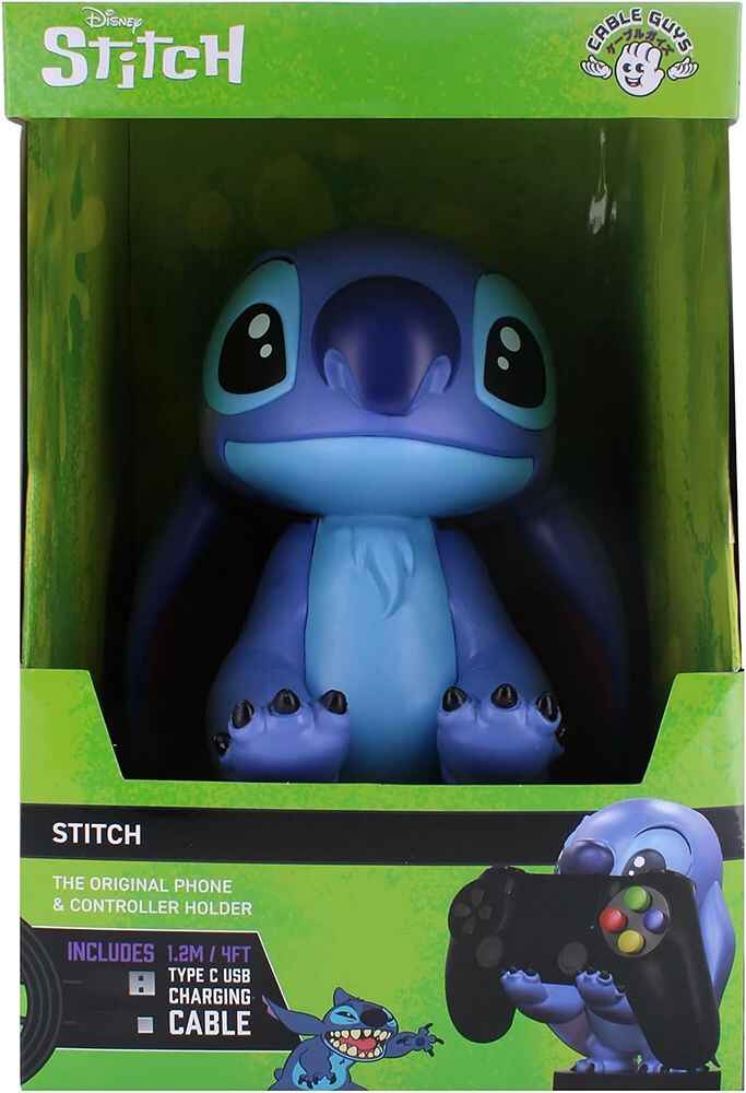 Cable Guys - Disney Lilo & Stitch Stitch (Classic) 8.5 Inch Figure Mob ...