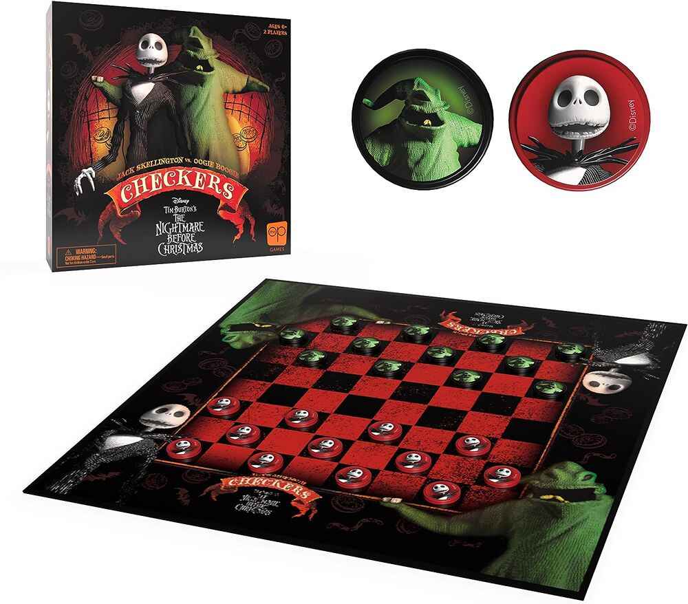 Checkers Disney Nightmare Before Christmas Jack Skellington vs. Oogie ...